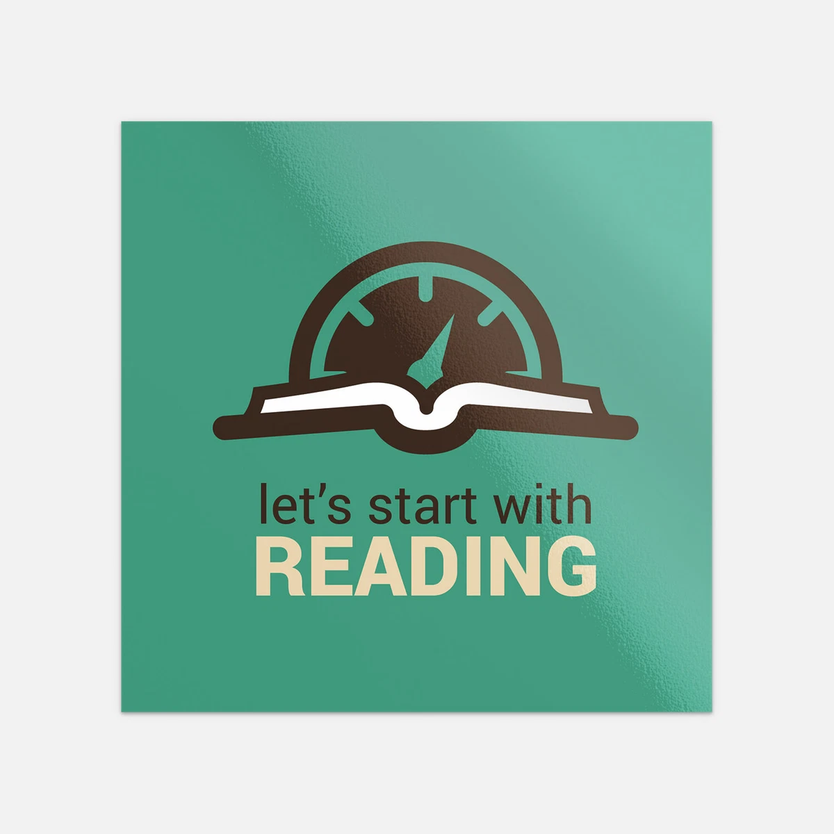 Kira Book Speedometer Let's Start With Reading Education Vinyl Sticker ...