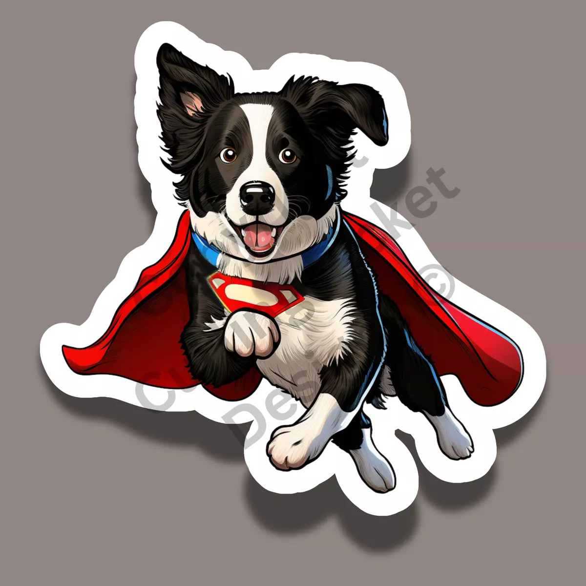 Kira Border Collie Superhero Hero Guardian Rescue Comic Dog Vinyl ...