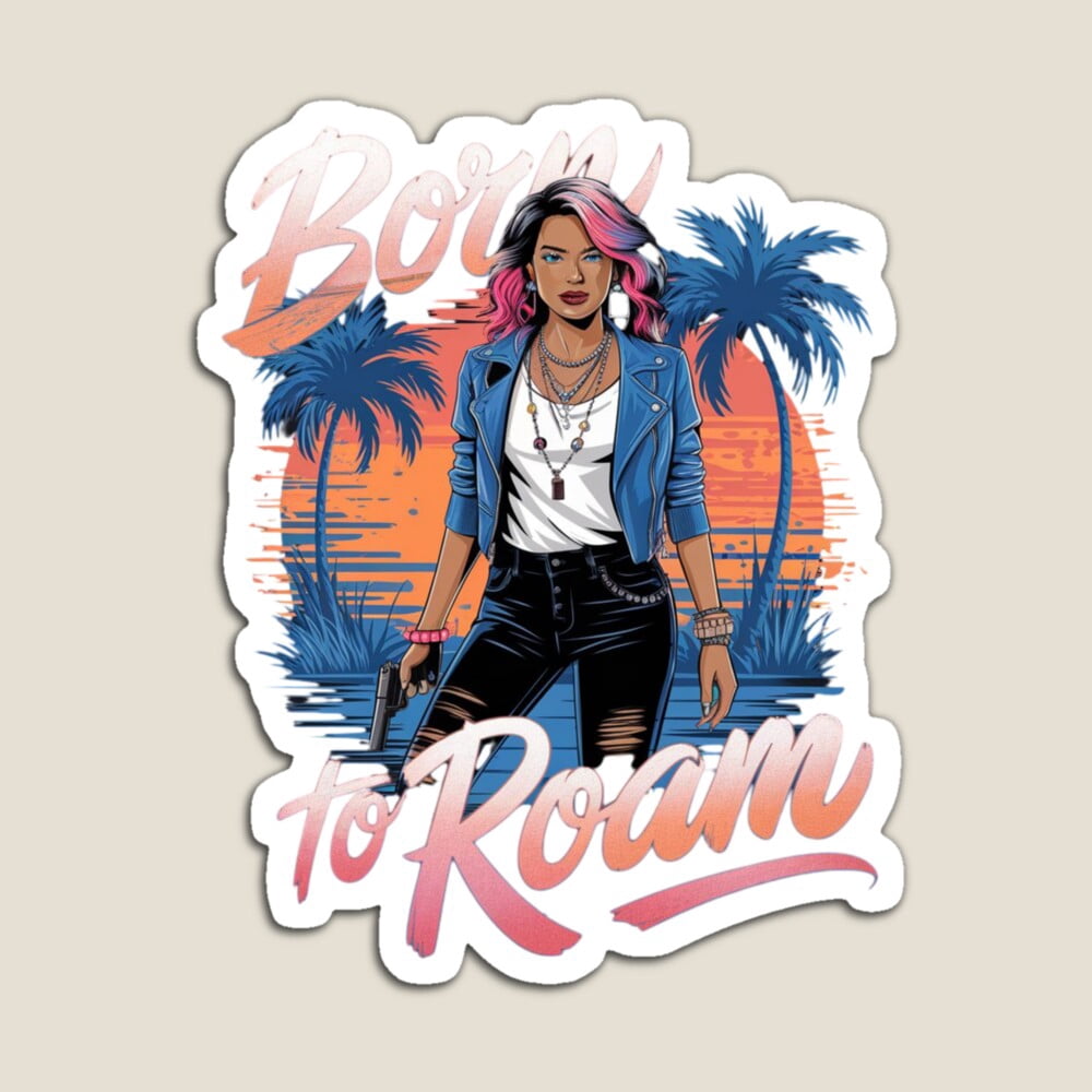 Kira - Born To Roam Sticker - 1256 Hot Trending Vinyl Stickers ...