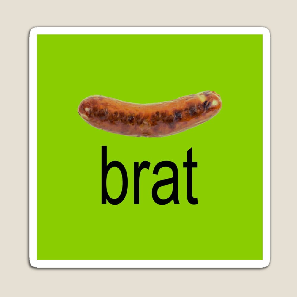 Kira - Brat (Wurst) Charli Xcx Parody Sticker - 2653 Hot Trending Vinyl ...