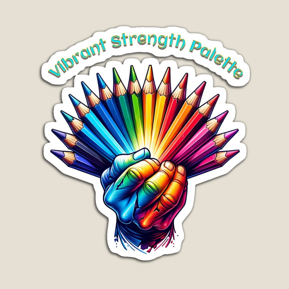 Kira - Broken Crayons Still Color - Vibrant Strength Palette Sticker ...