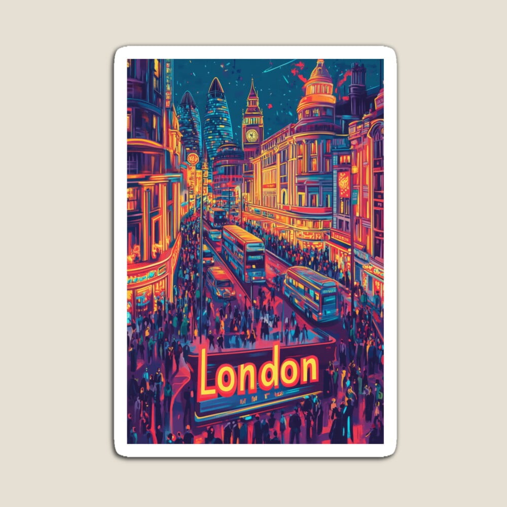 Kira - A Bustling London Street Comes Alive With Bright Lights And The ...