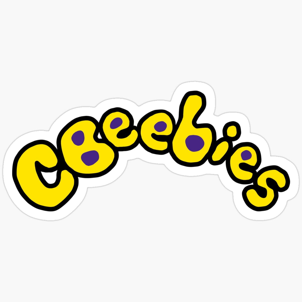 Kira CBeebies logo Sticker Waterproof Sticker for Water Bottles ...