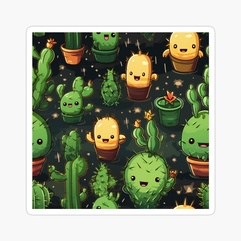 Kira Cactus Lovers Sticker - Kir 654 Hot Trending Vinyl Stickers ...