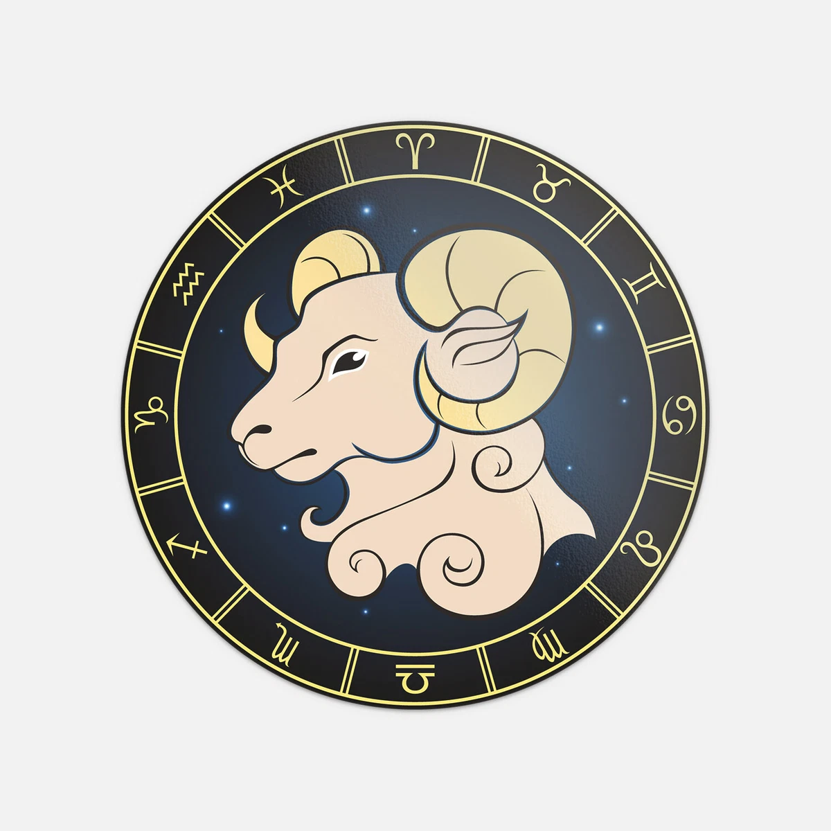 Kira Capricorn Sign Of The Zodiac Vinyl Sticker Decal Waterproof Sticker for Water Bottles ...