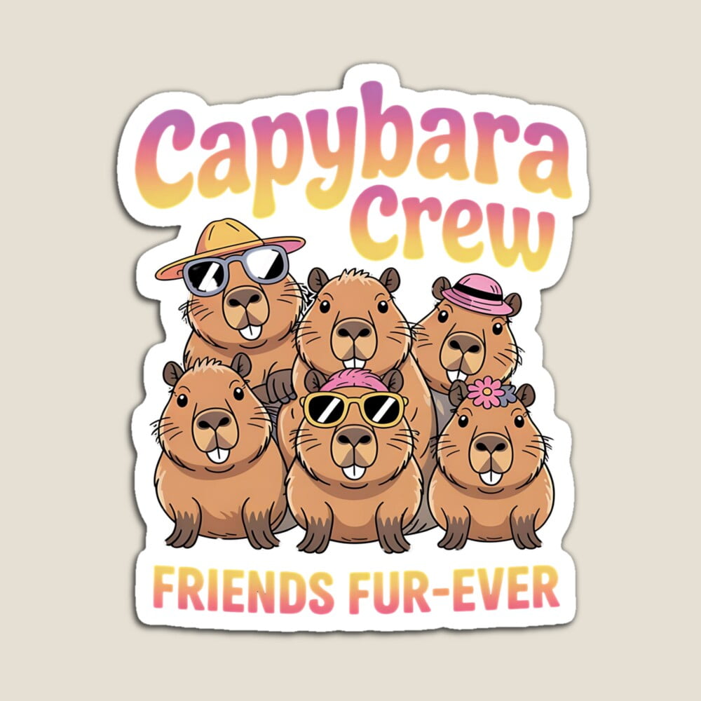 Kira - Capybara Crew - Be My Capybara - Capybara Adventure - Capybara Zen - Groovy Capybara - Be ...