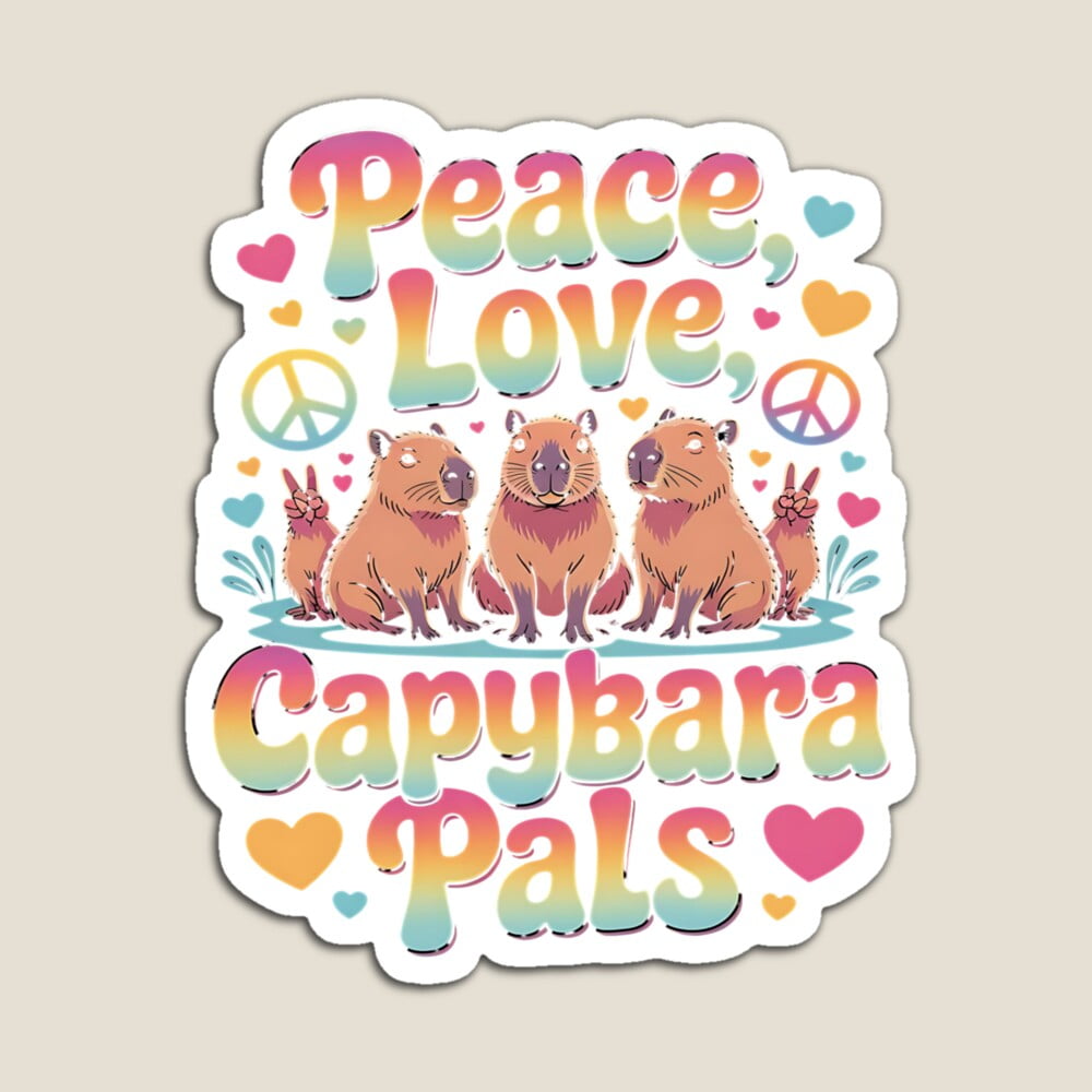 Kira - Capybara Pals - Be My Capybara - Capybara Adventure - Capybara Zen - Groovy Capybara - Be ...