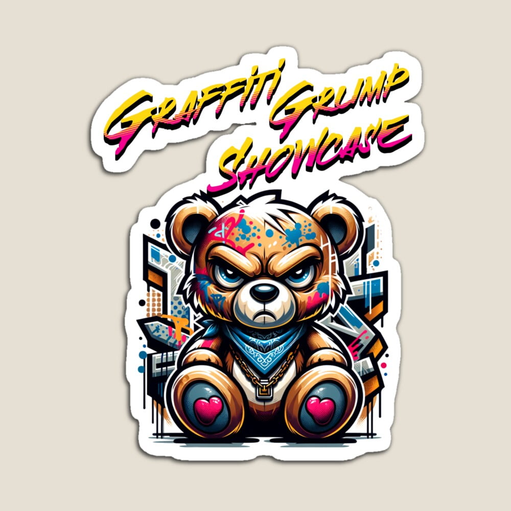 Kira - Care Bear Grumpy - Graffity Grump Showcase Sticker - 4254 Hot ...