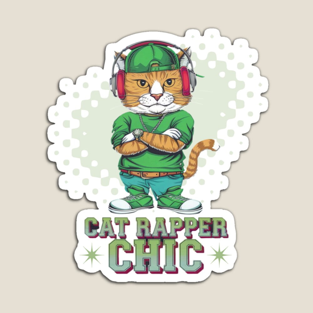 Kira - Cat Rapper Chic - Rap Cat- Rapping Cat - Catventurer - Cat ...