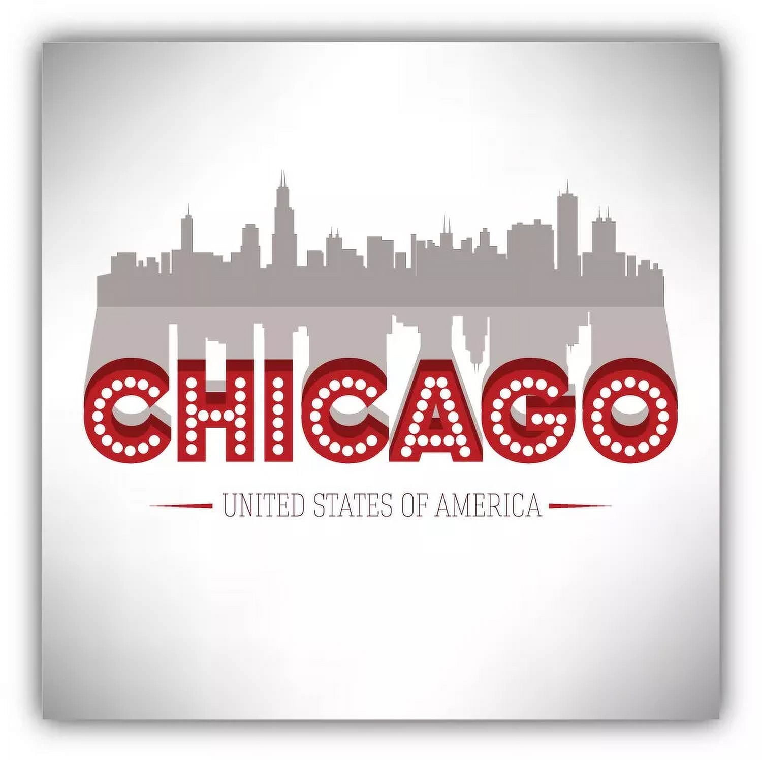 Kira Chicago City USA Label Car Bumper Sticker Decal Waterproof Sticker ...