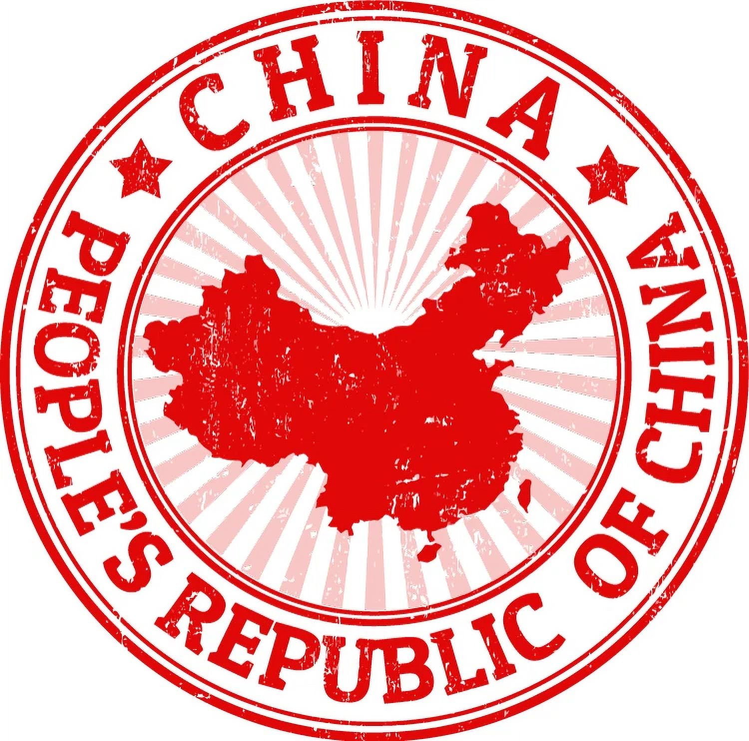 Kira China Round Car Bumper Sticker Decal Waterproof Sticker for Water ...