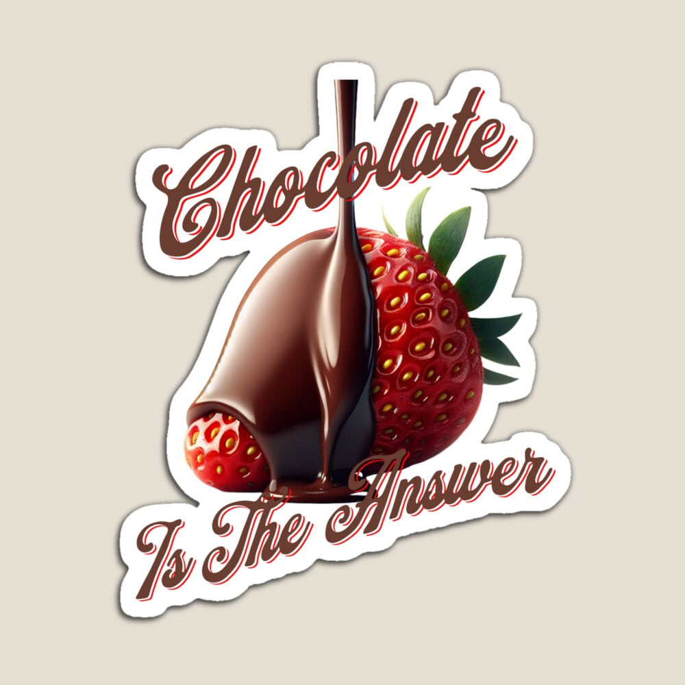 Kira - Chocol Is The Answer Sticker - 4604 Hot Trending Vinyl Stickers ...