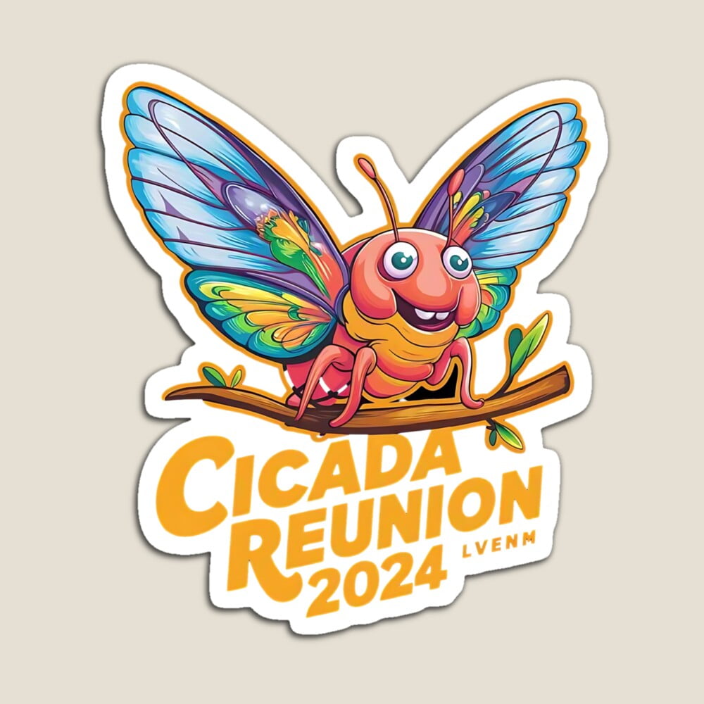 Kira - Cicada Reunion 2024 Sticker - 5025 Hot Trending Vinyl Stickers ...