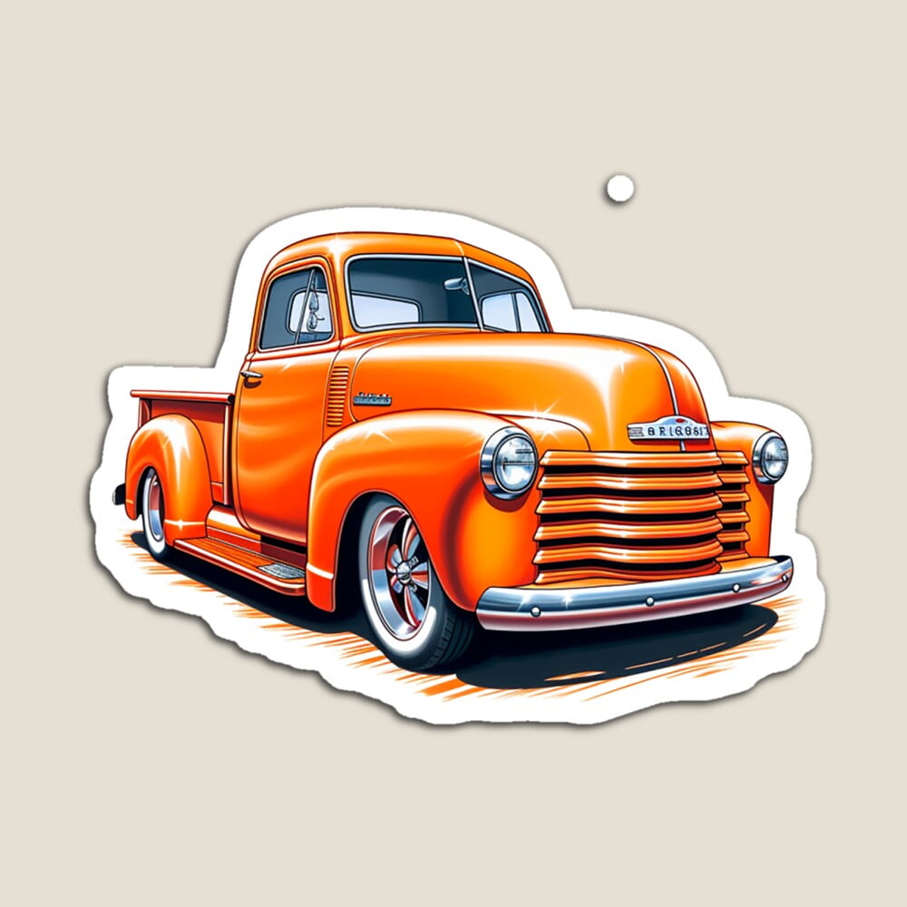 Kira - Classic Vintage Retro Car Clipart Sticker - 3170 Hot Trending ...