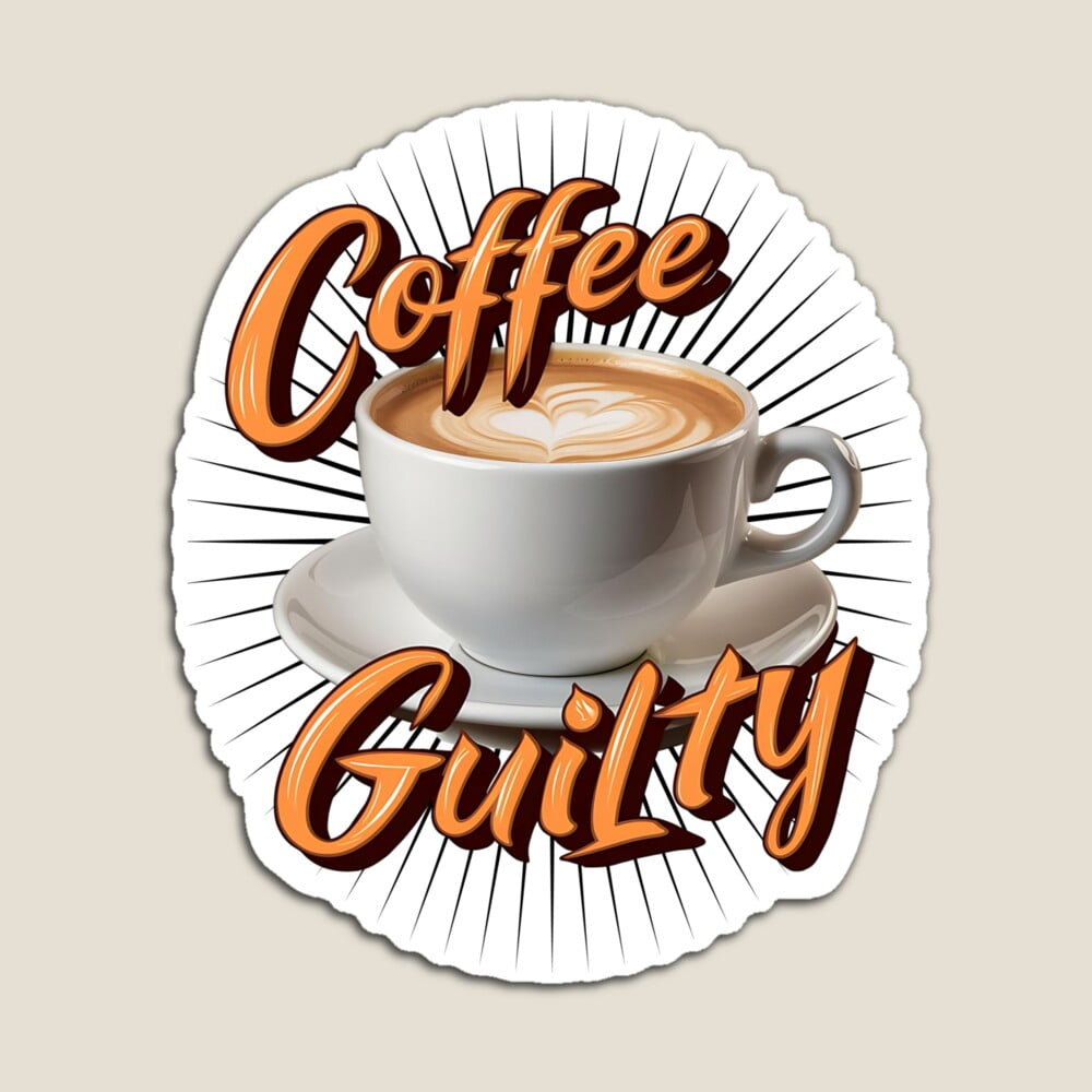 Kira - Coffee Guilty Sticker - 5121 Hot Trending Vinyl Stickers ...