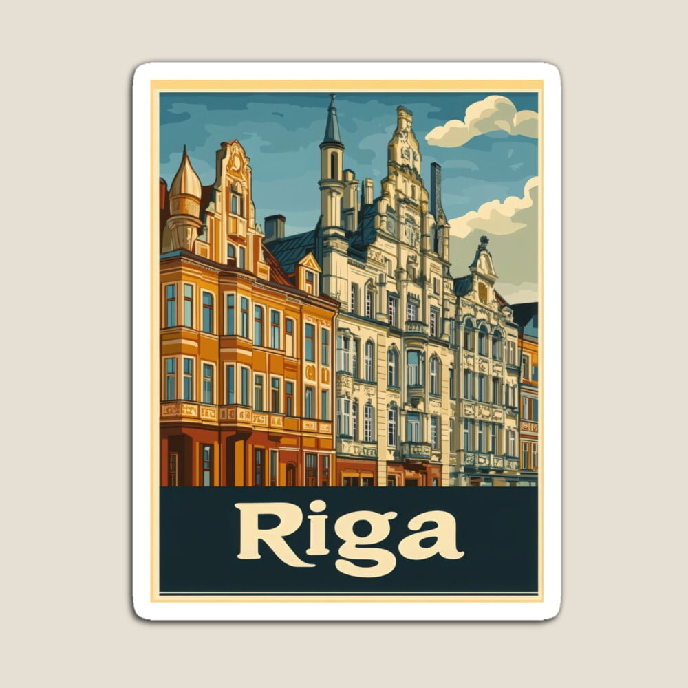 Kira - Colorful Historic Buildings Line The Street In Riga, Featuring ...