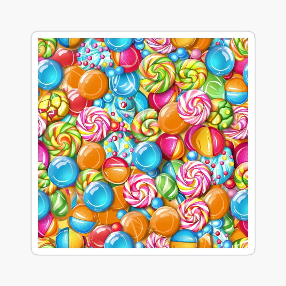 Kira Colorful Sweetness To Eat Sticker - Kir 1583 Decorative Laptop ...