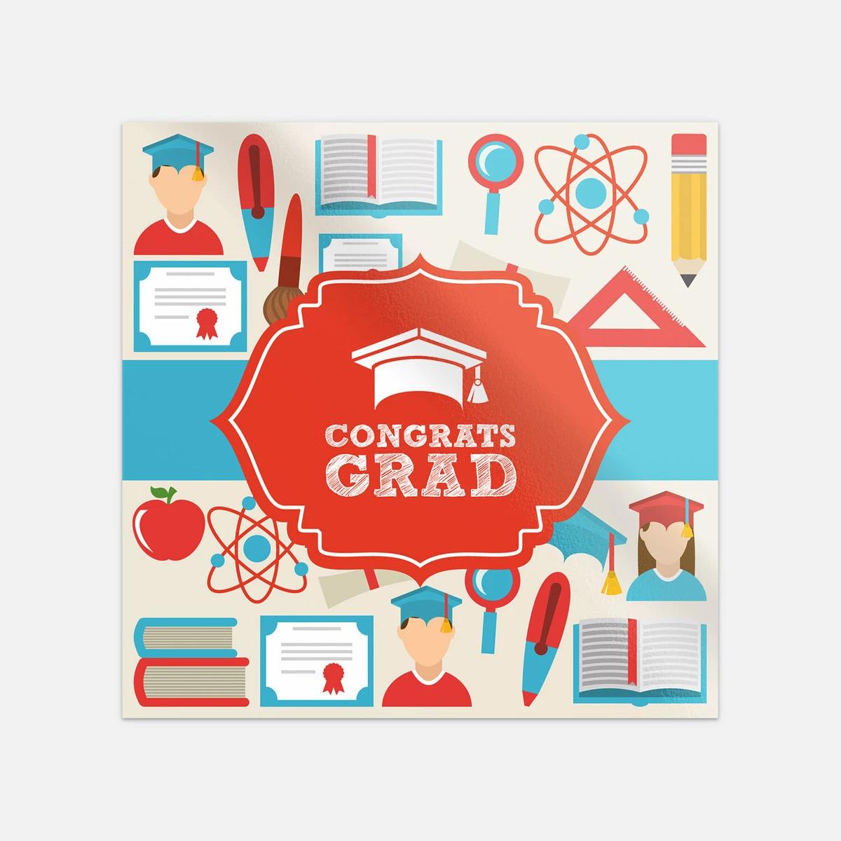 Kira Congrats Grad Card Education Vinyl Sticker Decal Waterproof ...