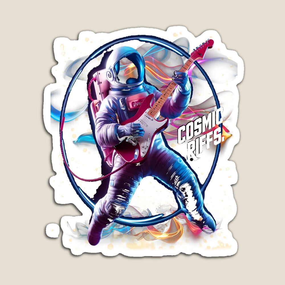 Kira - Cosmic Riffs Sticker - 4986 Hot Trending Vinyl Stickers ...