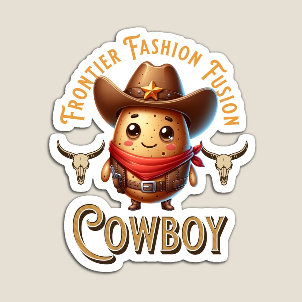 Kira - Cowboy Frontier - Potato King - Potato Er - Potato Life Sticker ...