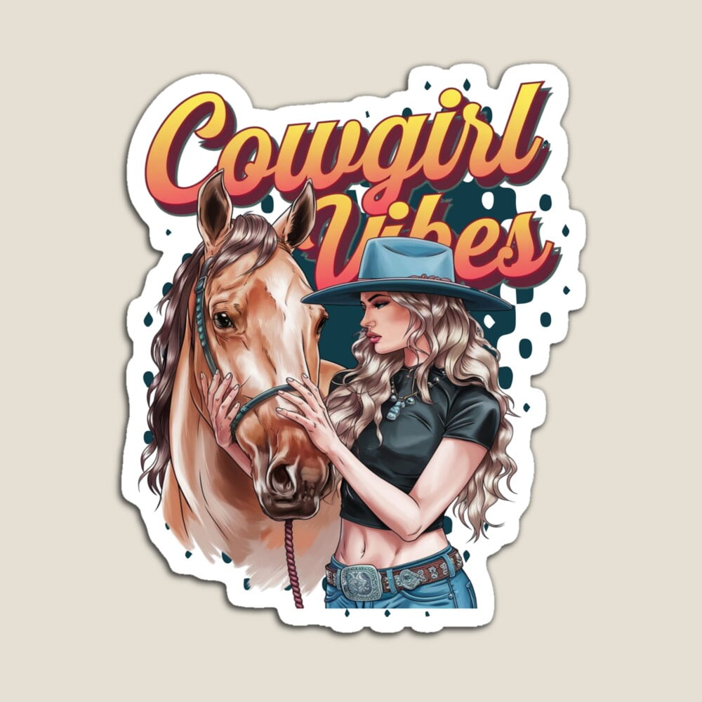 Kira - Cowgirl Vibes - Cowgirls Up -Cowgirl Queen - Cowgirl Story - Cowgirl Expressions Sticker ...