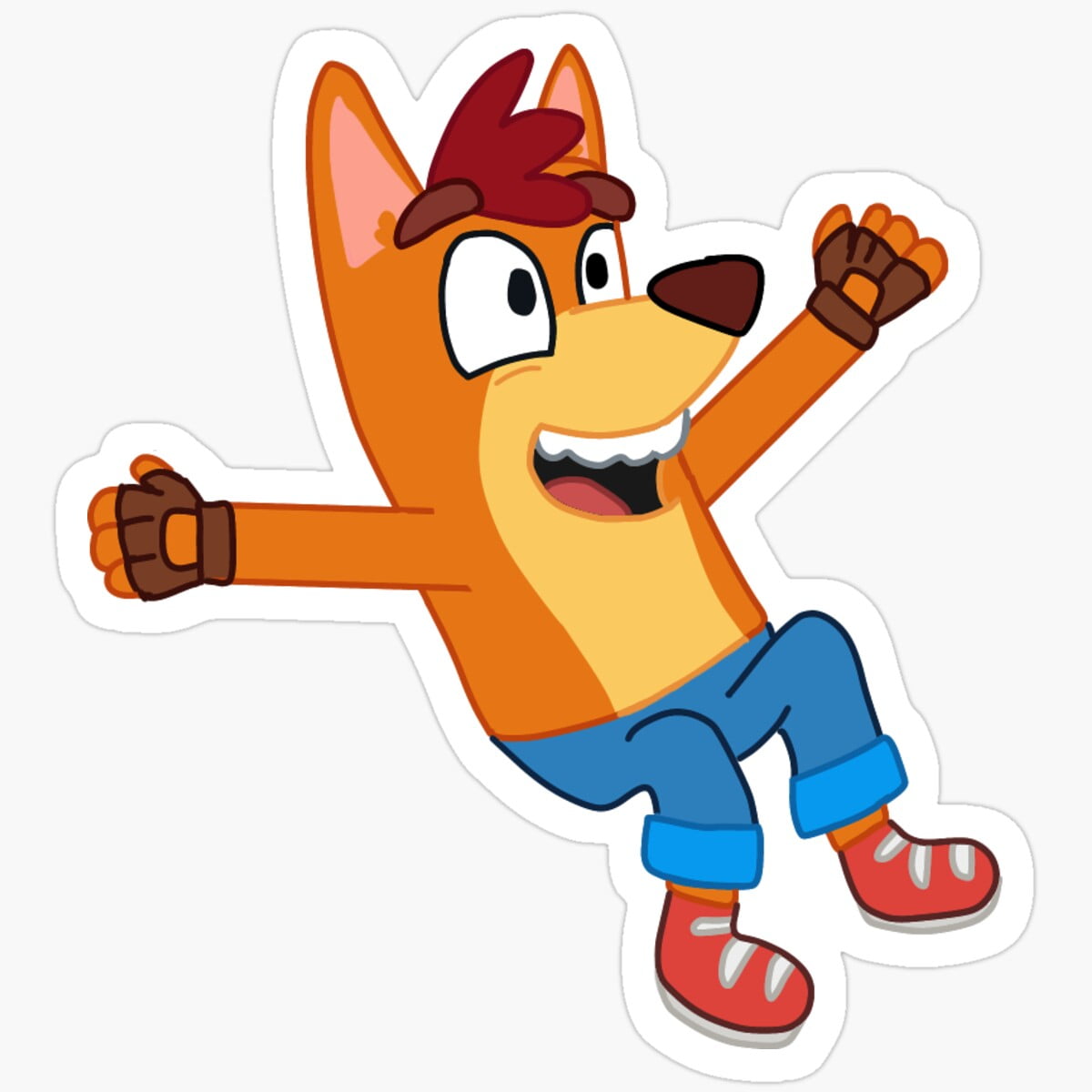 Kira Crash Bluedicoot Sticker Waterproof Sticker for Water Bottles ...