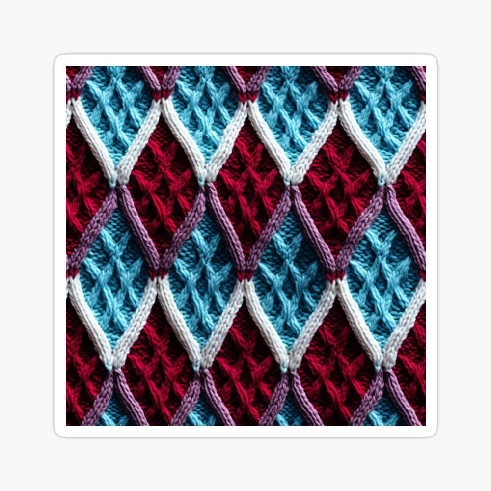 Kira Crochet & Knitting Pattern Glossy Sticker - Kir 18 Decorative ...