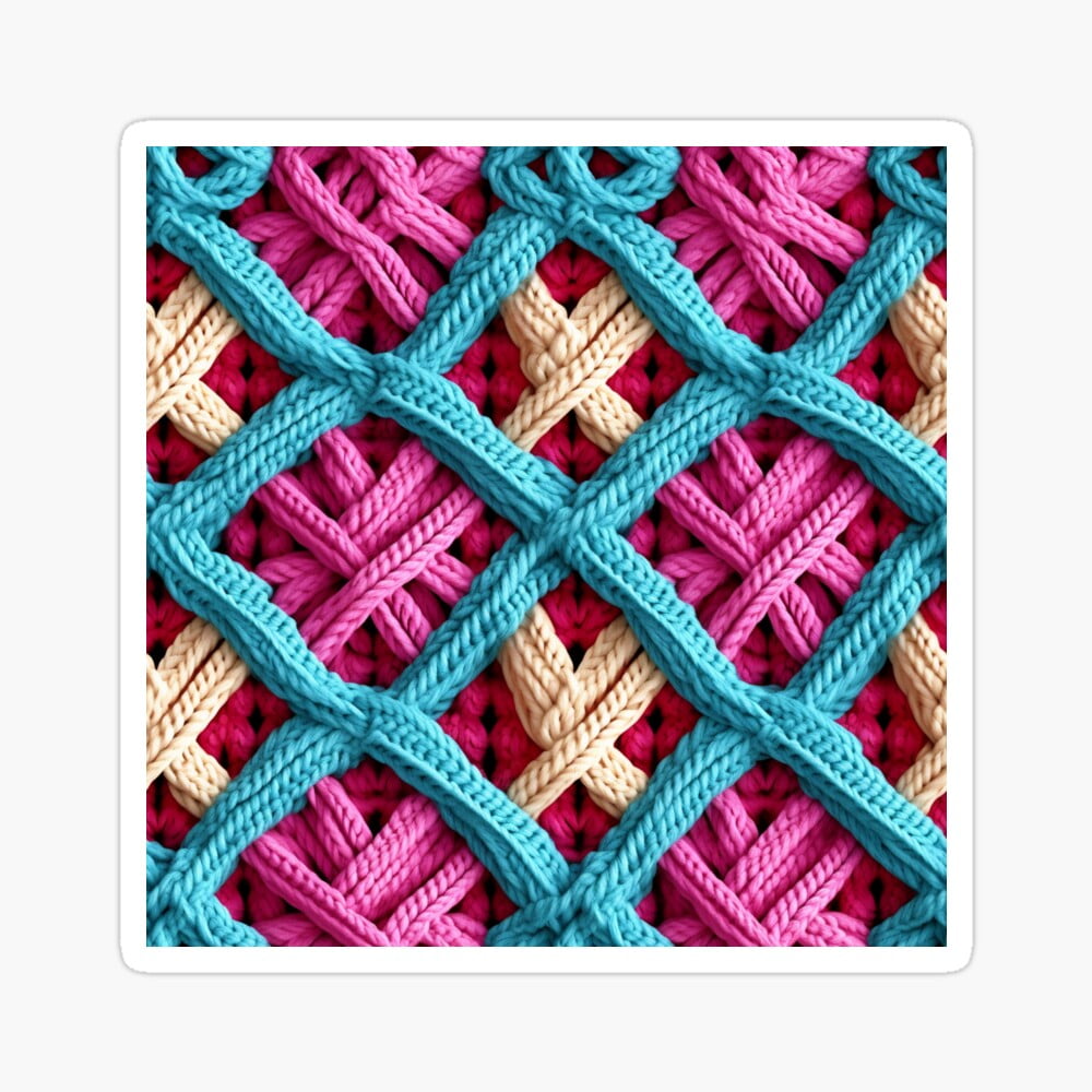 Kira Crochet & Knitting Pattern Sticker - Kir 5 Decorative Laptop ...