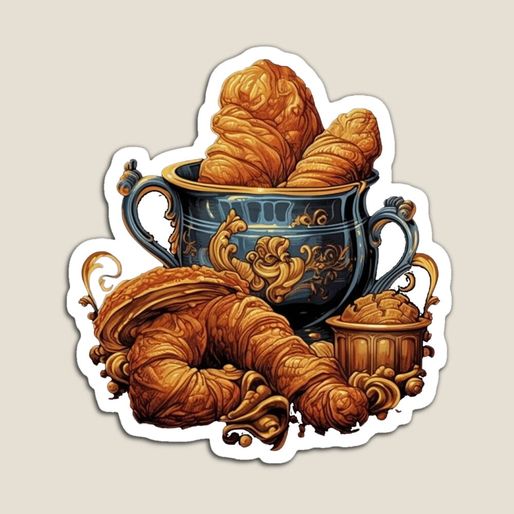 Kira - Croissant Bakery Sticker - 3193 Hot Trending Vinyl Stickers - Walmart.com