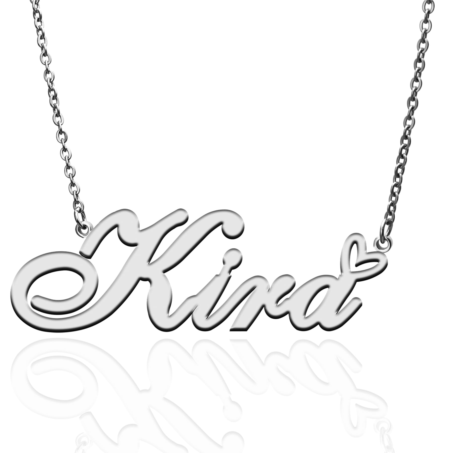 Kira Custom Name Necklace Customized Personalized Plated Name Necklace ...
