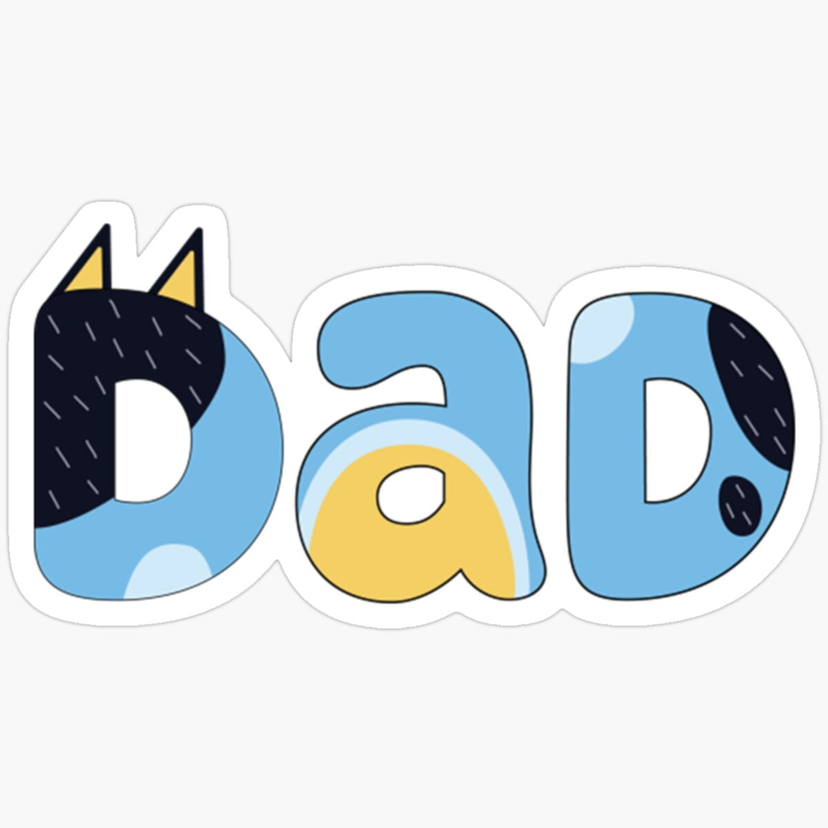 Kira Dad Mate! Sticker Waterproof Sticker for Water Bottles, Laptops ...