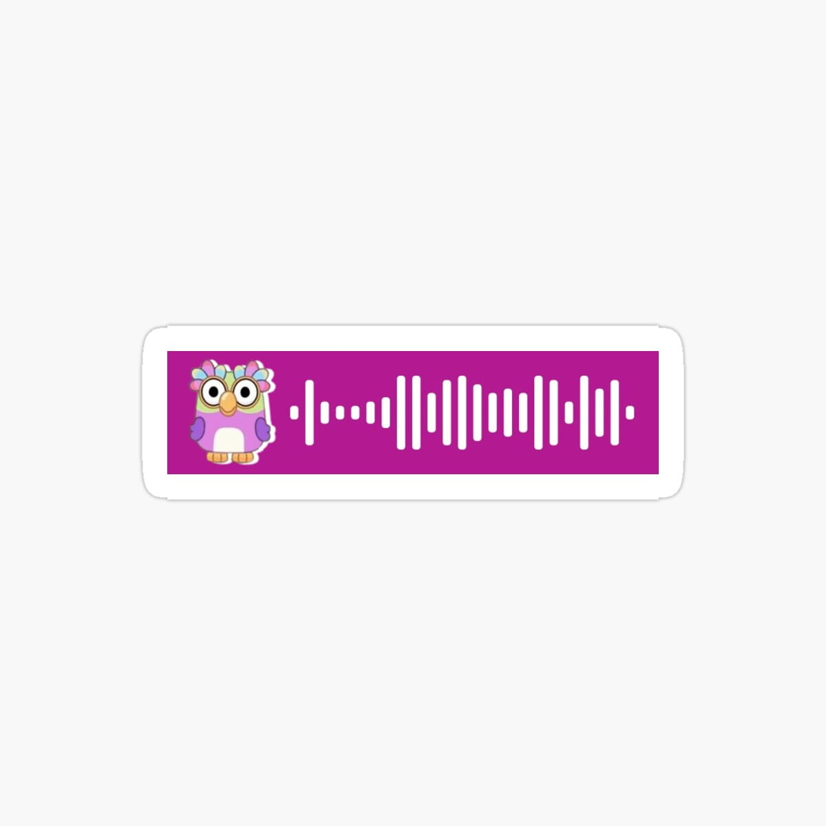 Kira Dance Mode (Album) Spotify Code Sticker Waterproof Sticker for ...