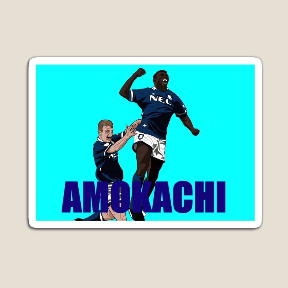 Kira - Daniel Amokachi Everton Fa Cup Goal Sticker Hot Trending Vinyl ...