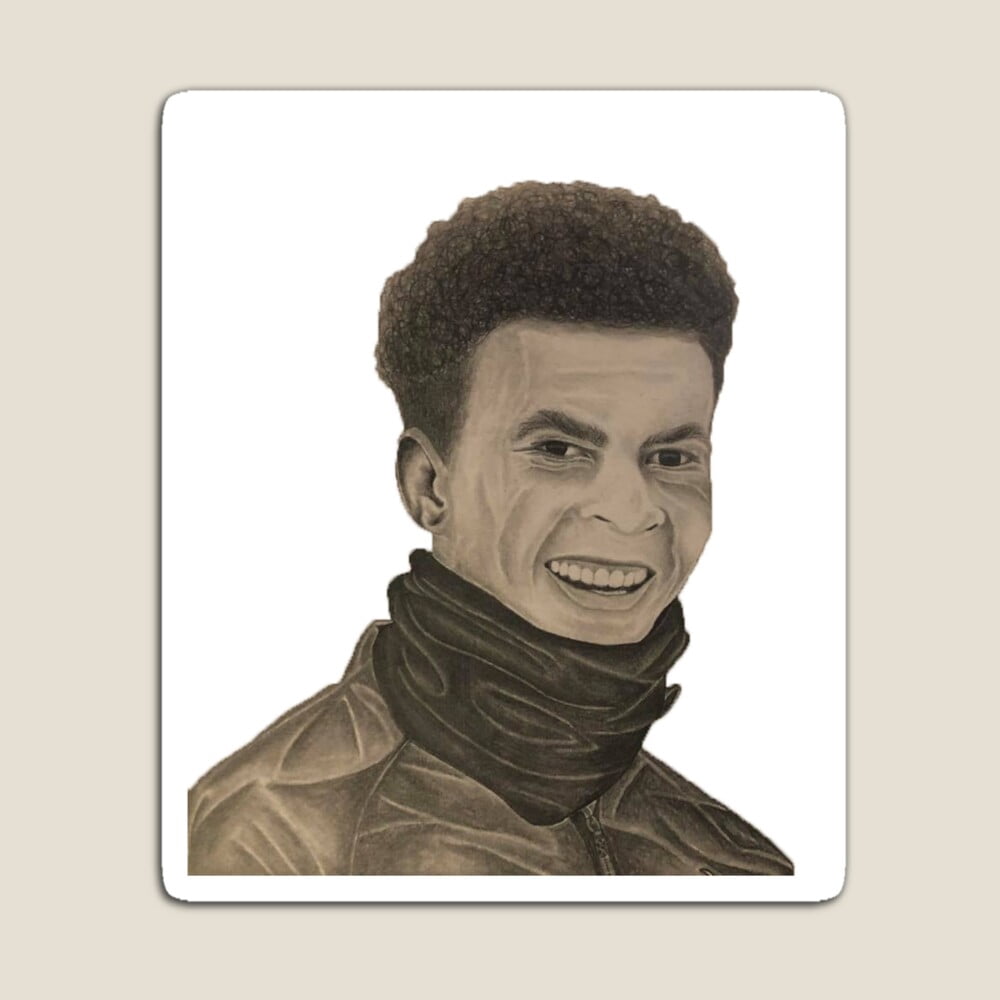 Kira - Dele Alli Drawing Sticker Hot Trending Vinyl Stickers - Walmart.com