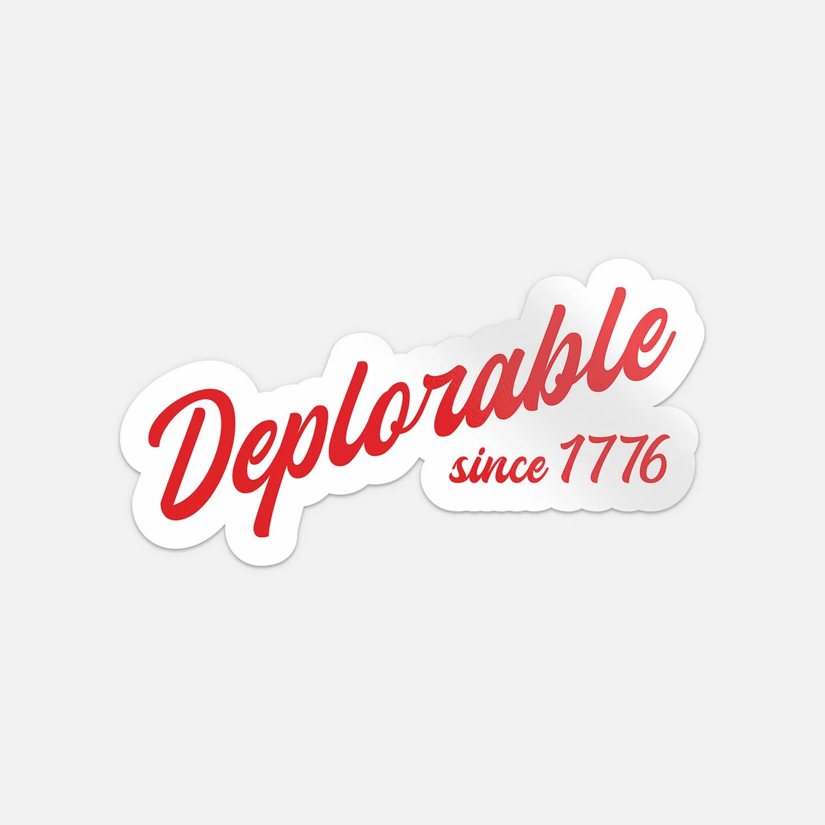 Kira Deplorable Since 1776 Car Bumper Vinyl Sticker Decal Waterproof ...