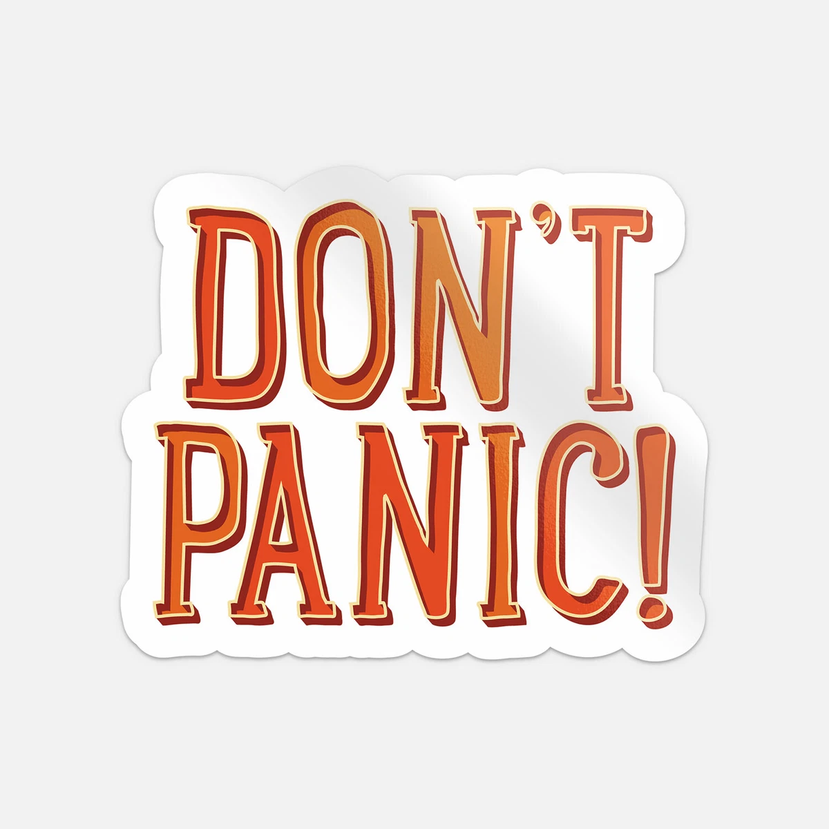 Kira Don't Panic Car Bumper Vinyl Sticker Decal Waterproof Sticker for ...
