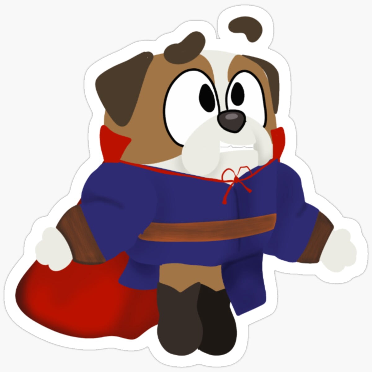 Kira Dr Weird Winton - Bluey Halloween Sticker Waterproof Sticker for ...
