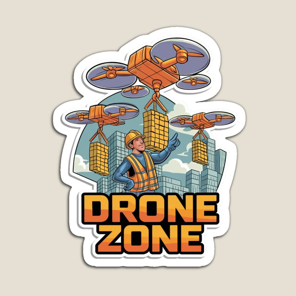 Kira - Drone Zone - Flying Drones Sticker - 5865 Hot Trending Vinyl ...