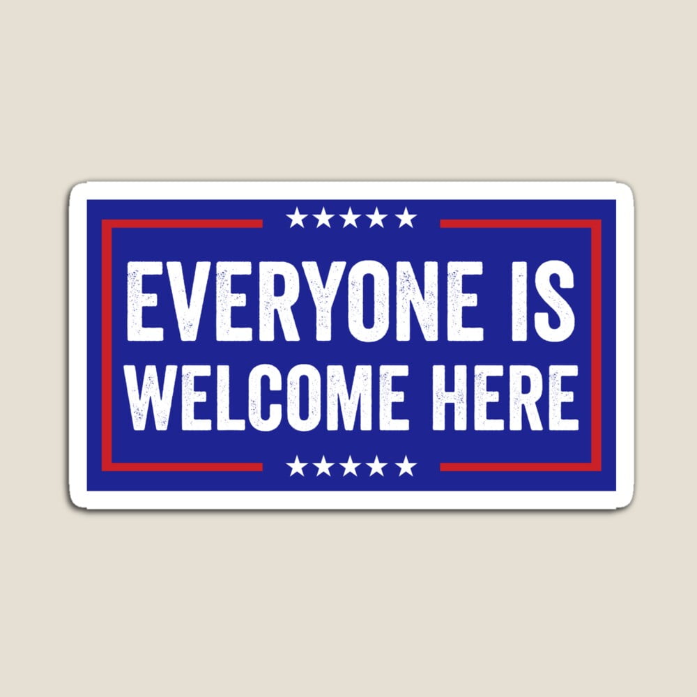 Kira - Everyone Is Welcome Here Teacher Sticker - 2039 Hot Trending ...