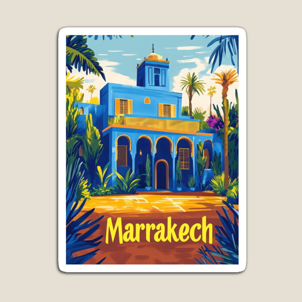 Kira - Experience The Charm Of Marrakech, Showcasing Its Iconic Blue ...