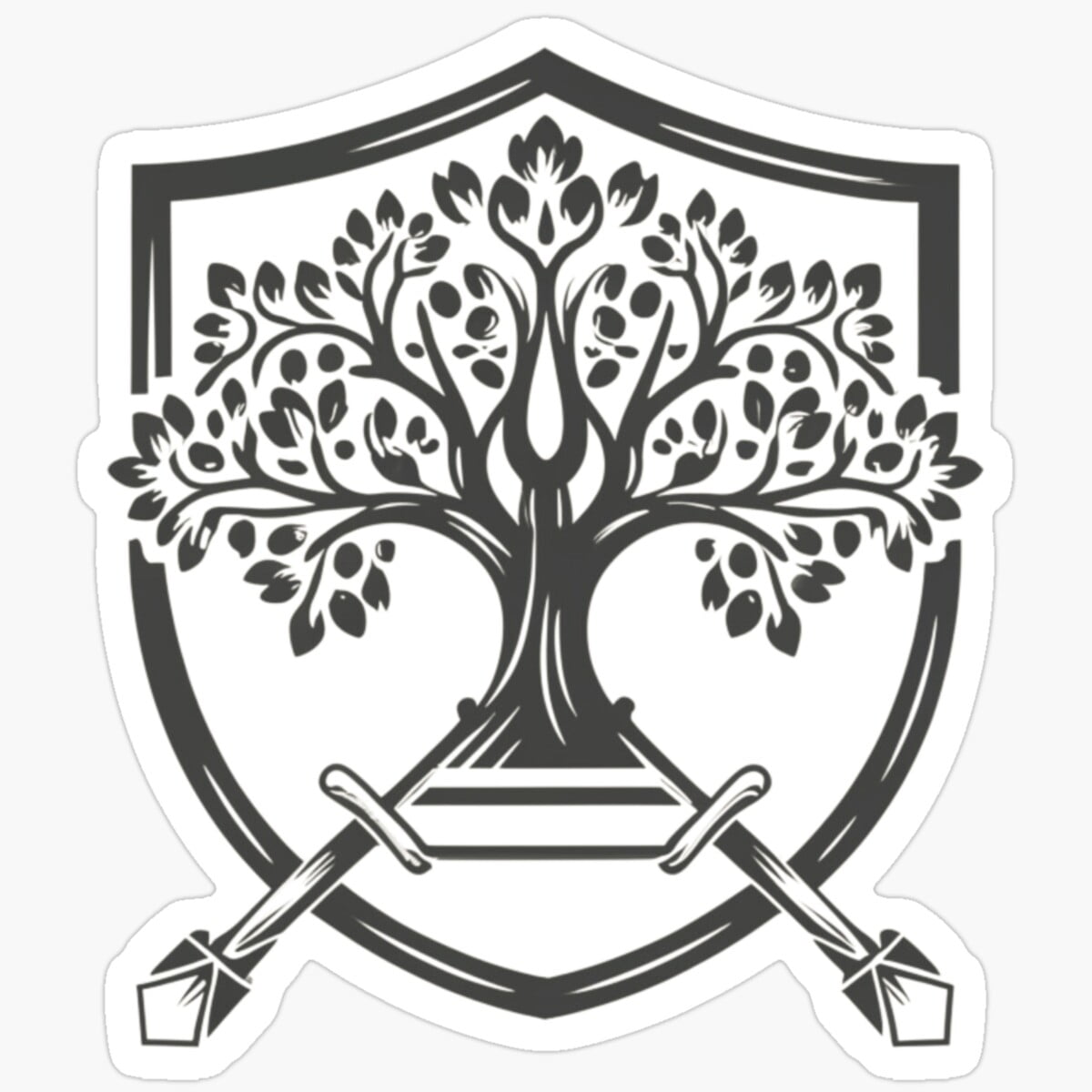 Kira Family Shield Sticker Waterproof Sticker for Water Bottles ...