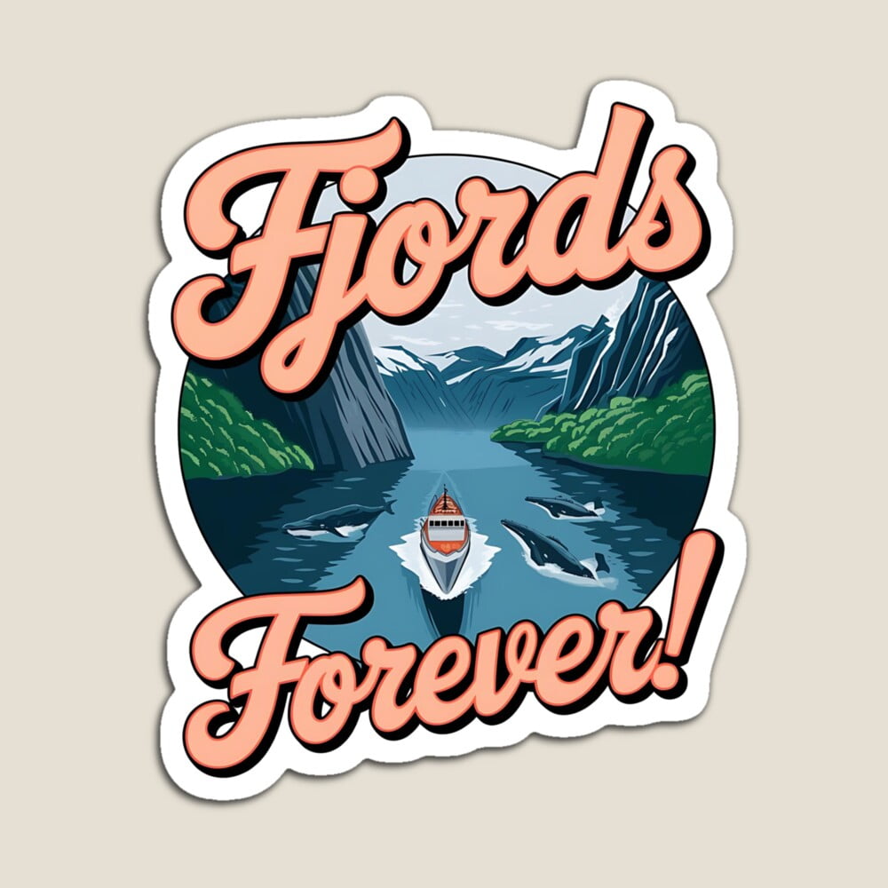 Kira - Fjords Forever - Norway Fjords - Norway - Norway Mountains Sticker - 6316 Hot Trending ...