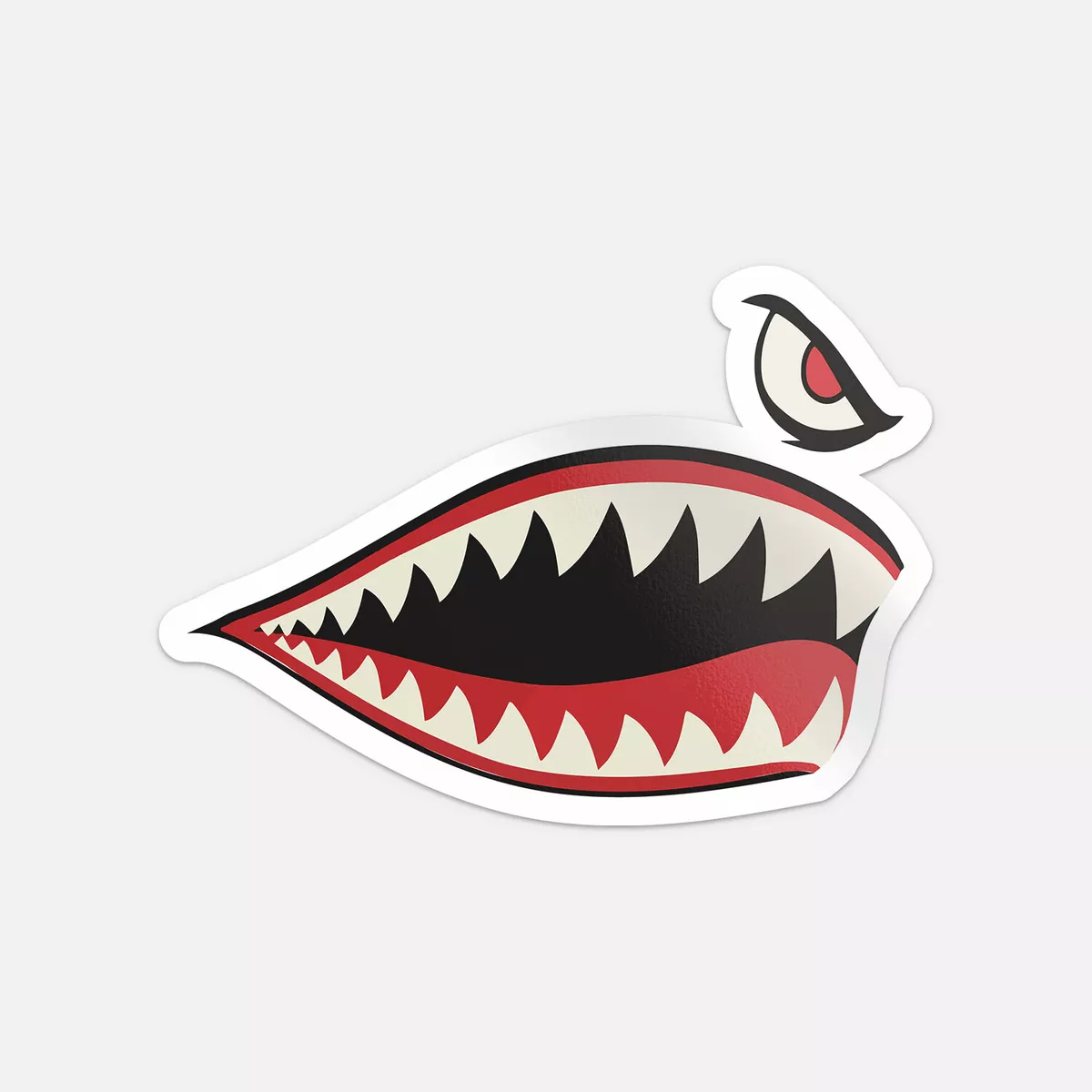 Kira Flying Tigers Nose Art Car Bumper Vinyl Sticker Decal Waterproof ...