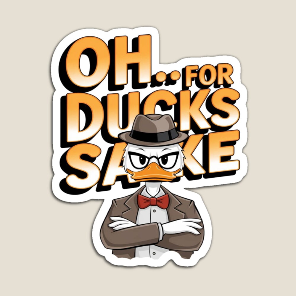 Kira - For Ducks Sake - Duck You - Duck Off - Duck It - Duck Sticker ...