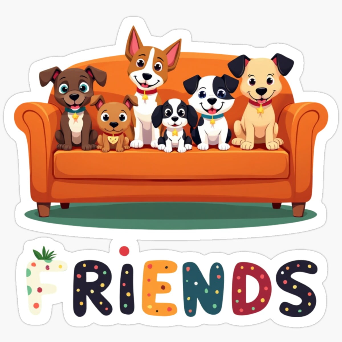 Kira Friend Bluey Family Sticker Waterproof Sticker for Water Bottles ...