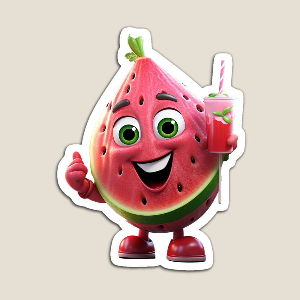 Kira - Fruit Smoothie Mascotte Whos Shaking A Smoothie, 3D Wrmcartoon ...