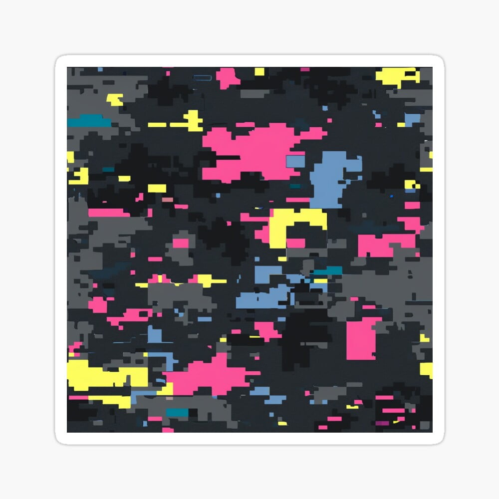 Kira Full Cyber Camouflage Sticker - Kir 1337 Decorative Laptop, Phone ...