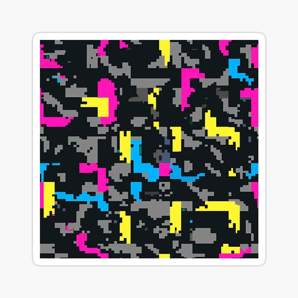 Kira Full Cyber Camouflage Sticker - Kir 1346 Decorative Laptop, Phone ...