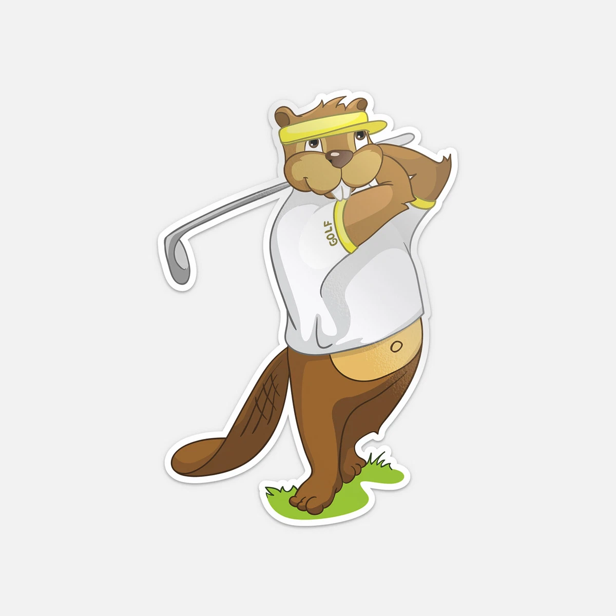 Kira Funny Beaver Cricket Cartoon Animal Vinyl Sticker Decal Waterproof ...