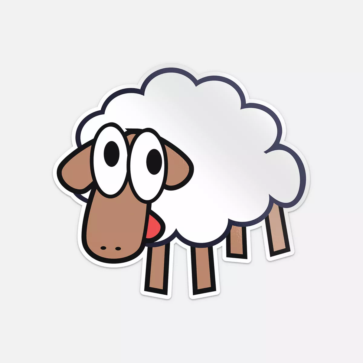 Kira Funny Sheep Car Bumper Vinyl Sticker Decal Waterproof Sticker for ...